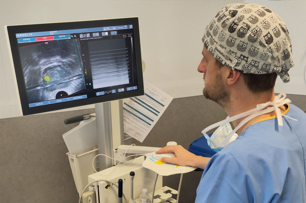 Nouvel appareil de biopsies de prostate par voie périnéale Bordeaux ...